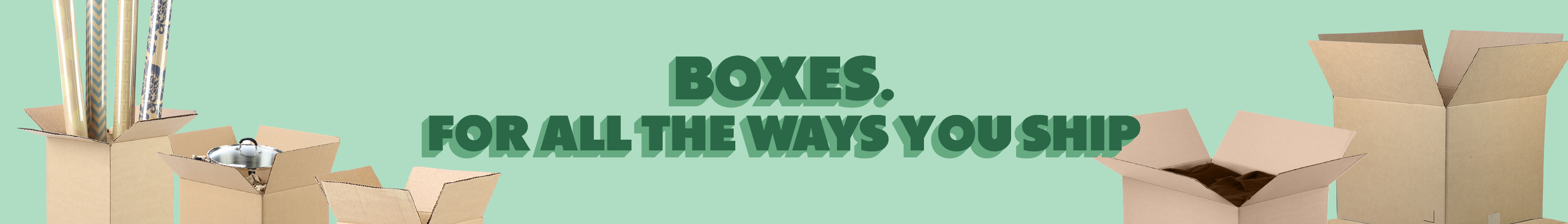 Flat Shipping Boxes | Standard Strength Boxes | Corrugated Boxes ...